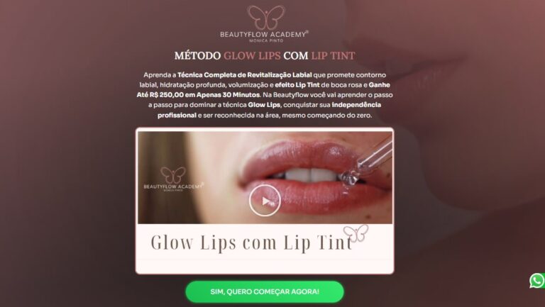 Criação de Página de Beauty Flow | Alvaron